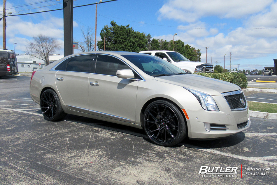 Cadillac XTS with 22in Savini SV-F6 Wheels exclusively from Butler Tires and Wheels in Atlanta ...