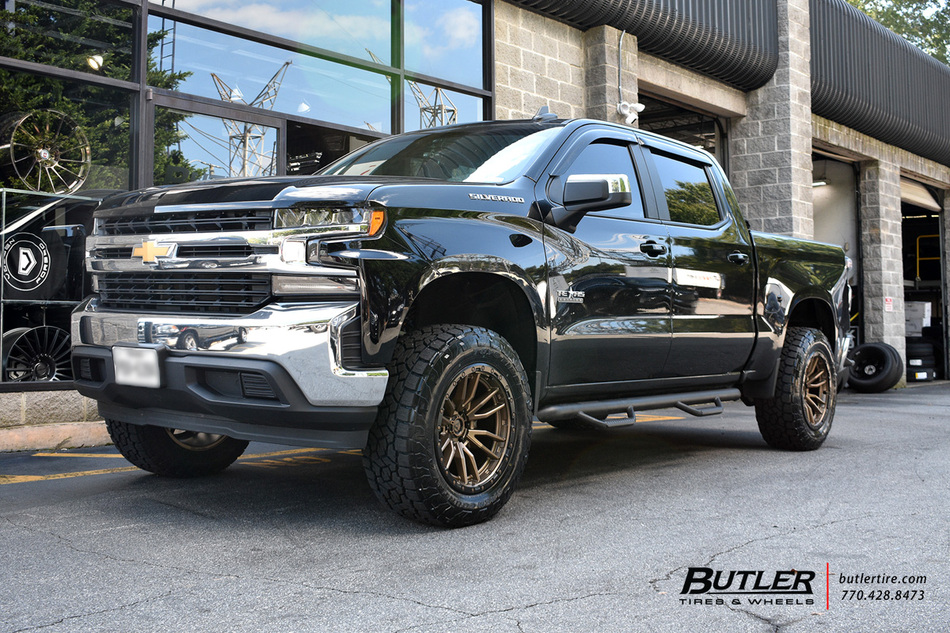 Chevrolet Silverado with 20in Fuel Rebel Wheels exclusively from Butler Tires and Wheels in ...