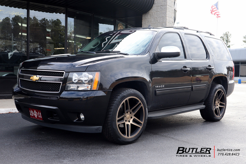 Chevrolet Tahoe with 22in Black Rhino Safari Wheels exclusively from Butler Tires and Wheels in ...