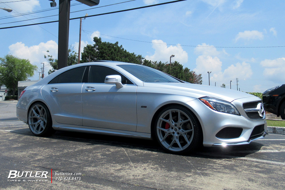 Mercedes CLS with 20in Vossen HF-5 Wheels exclusively from Butler Tires and Wheels in Atlanta ...