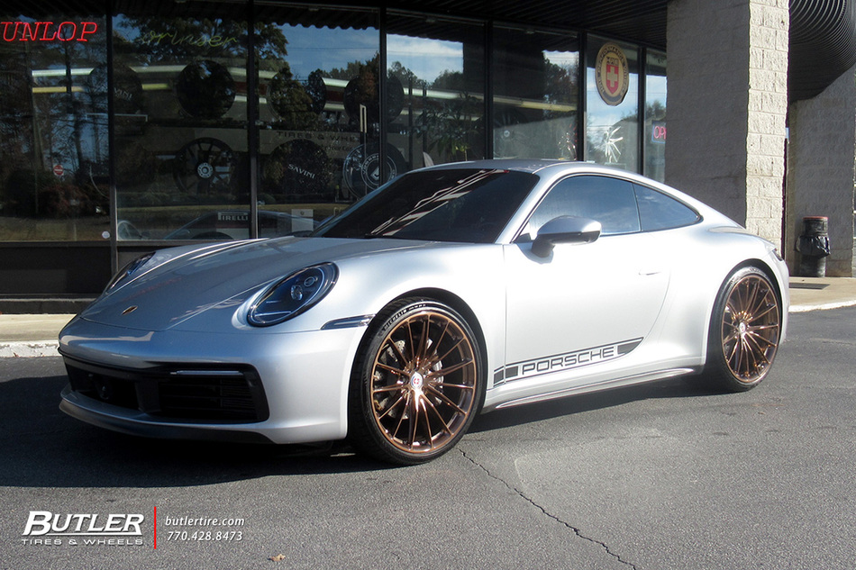 Porsche 992 - 911 Carrera S with 22in HRe P103 Wheels exclusively from Butler Tires and Wheels ...