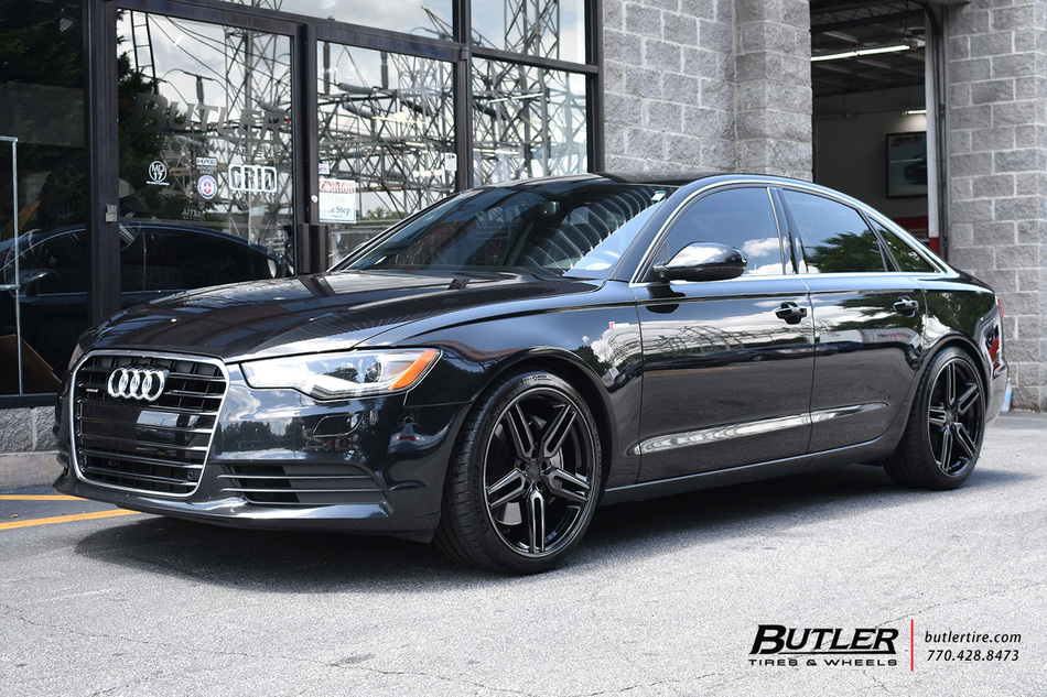 Audi A6 with 20in Vossen HF-1 Wheels exclusively from Butler Tires and ...