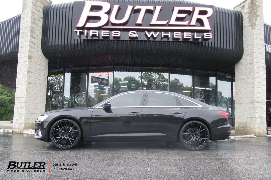 Audi A6 with 22 Ravetti M16 Wheels exclusively from Butler Tires and ...