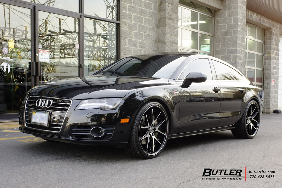 Audi A7 with 22in Lexani R-Twelve Wheels exclusively from Butler Tires ...