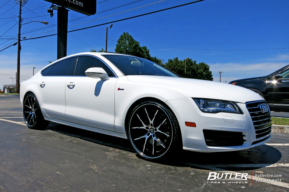 Audi A7 with 22in Lexani R-Twelve Wheels exclusively from Butler Tires ...