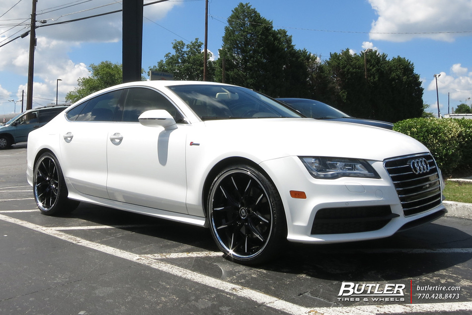Audi A7 with 22in Lexani R-Twelve Wheels exclusively from Butler Tires ...