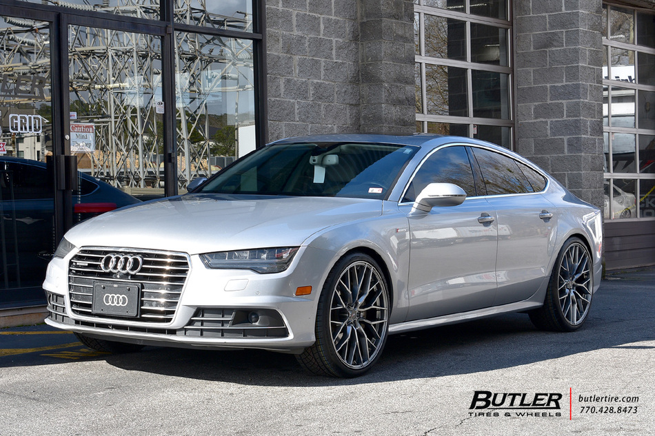 Audi A7 with 22in Savini SV-F2 Wheels exclusively from Butler Tires and ...