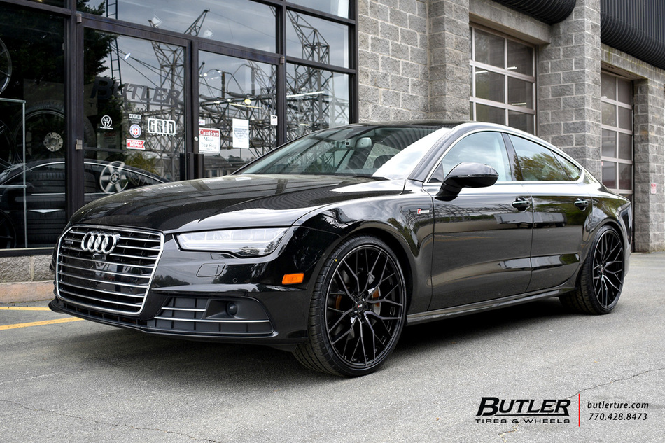 Audi A7 with 22in Savini SV-F2 Wheels exclusively from Butler Tires and ...