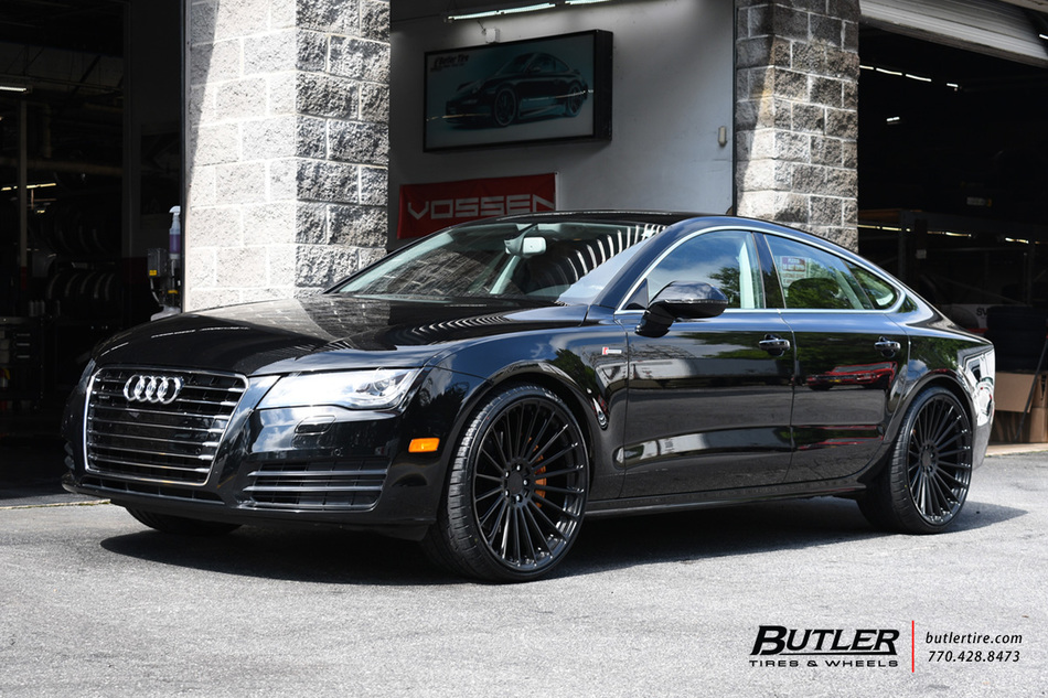 Audi A7 with 22in TSW Turbina Wheels exclusively from Butler Tires and ...