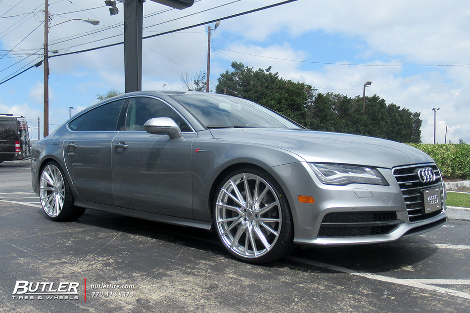 Audi A7 with 22in Vossen HF-4T Wheels exclusively from Butler Tires and ...