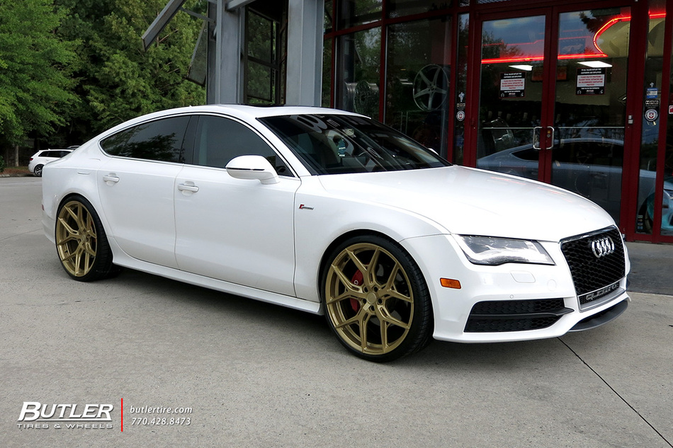 Audi A7 with 22in Vossen HF-5 Wheels exclusively from Butler Tires and ...