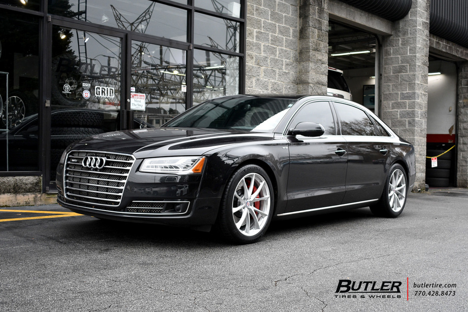 Audi A8 with 20in HRE P204 Wheels exclusively from Butler Tires and ...