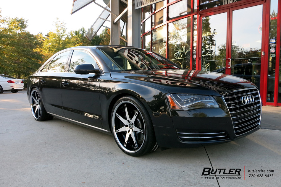 Audi A8 with 22in Lexani R-Fourteen Wheels exclusively from Butler ...