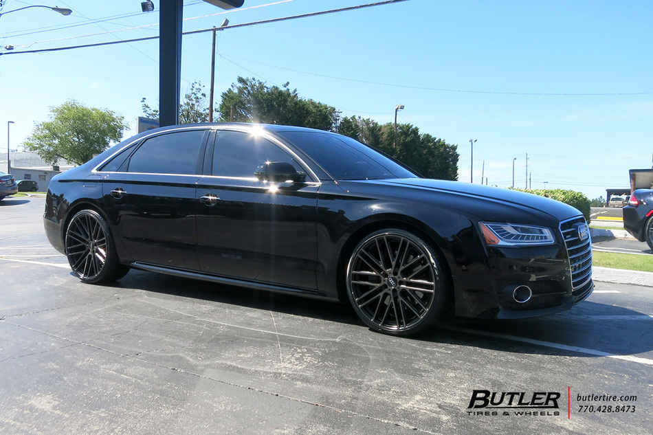 Audi A8L with 22in Mandrus Masche Wheels exclusively from Butler Tires ...