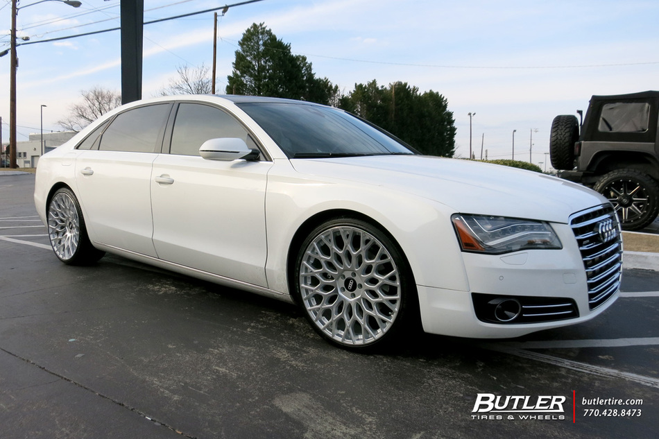 Audi A8L with 22in TSW Oslo Wheels exclusively from Butler Tires and ...