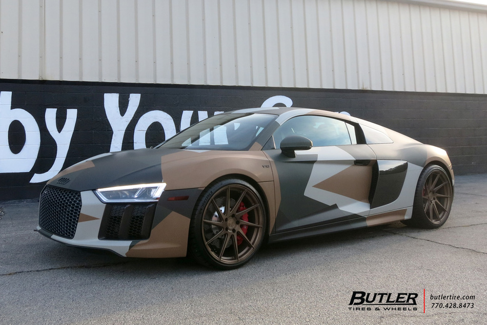 Audi R8 with 20in Avant Garde M621 Wheels exclusively from Butler Tires ...