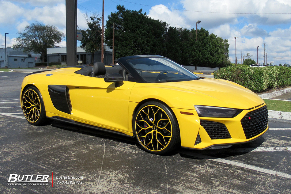 Audi R8 with 21in Vossen HF-2 Wheels exclusively from Butler Tires and ...