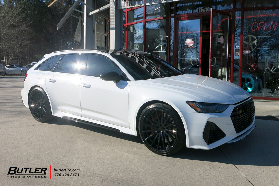Audi RS6 Avant with 22in Vossen VFS2 Wheels exclusively from Butler ...