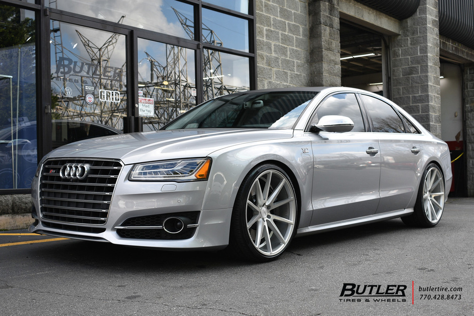 Audi S8 with 22in Vossen VFS1 Wheels exclusively from Butler Tires and ...