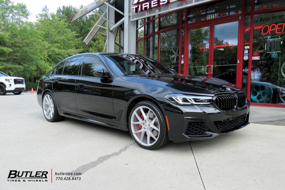 BMW 5 Series with 20in Savini BM14 Wheels exclusively from Butler Tires ...