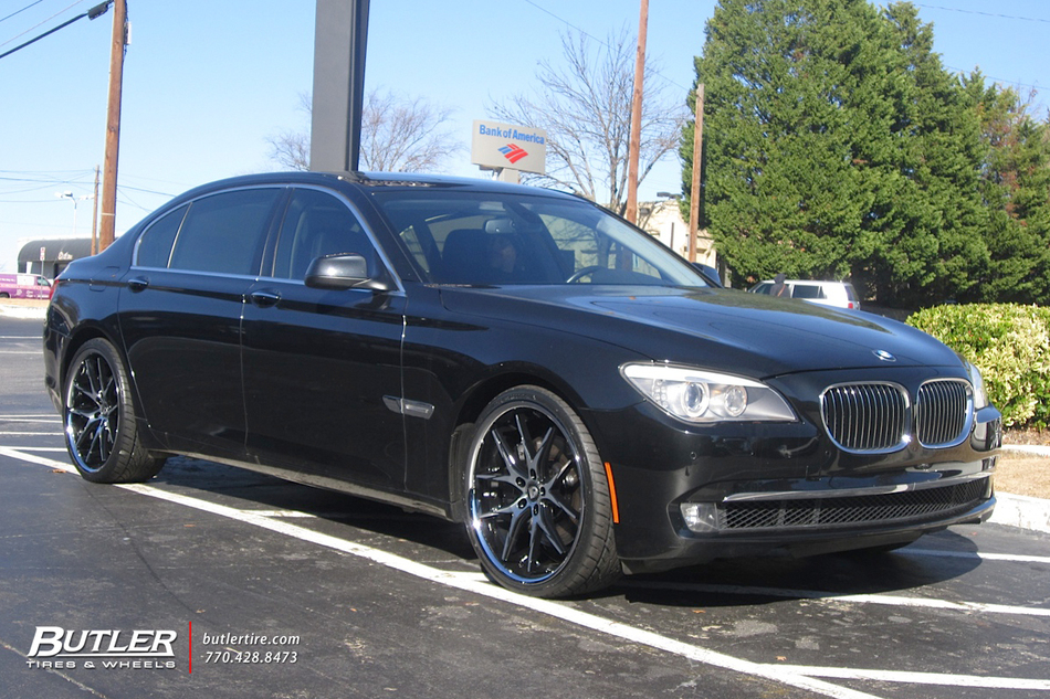 BMW 7 Series with 22in Lexani R-Twelve Wheels exclusively from Butler ...