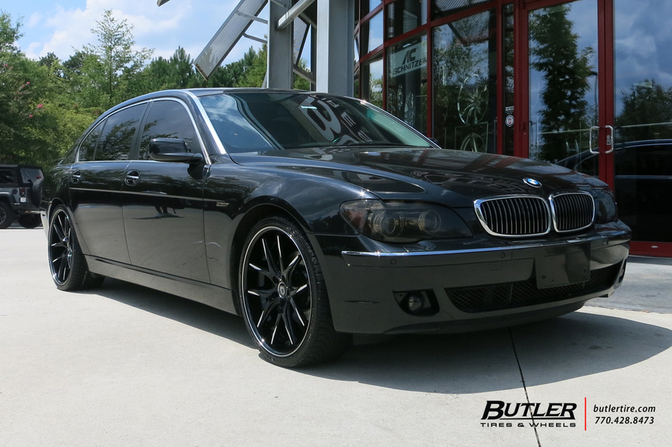 BMW 7 Series with 22in Lexani R-Twelve Wheels exclusively from Butler ...