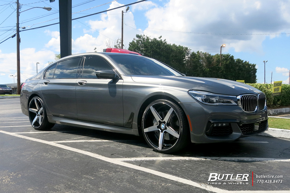 BMW 7 Series with 22in Savini BM11 Wheels exclusively from Butler Tires ...