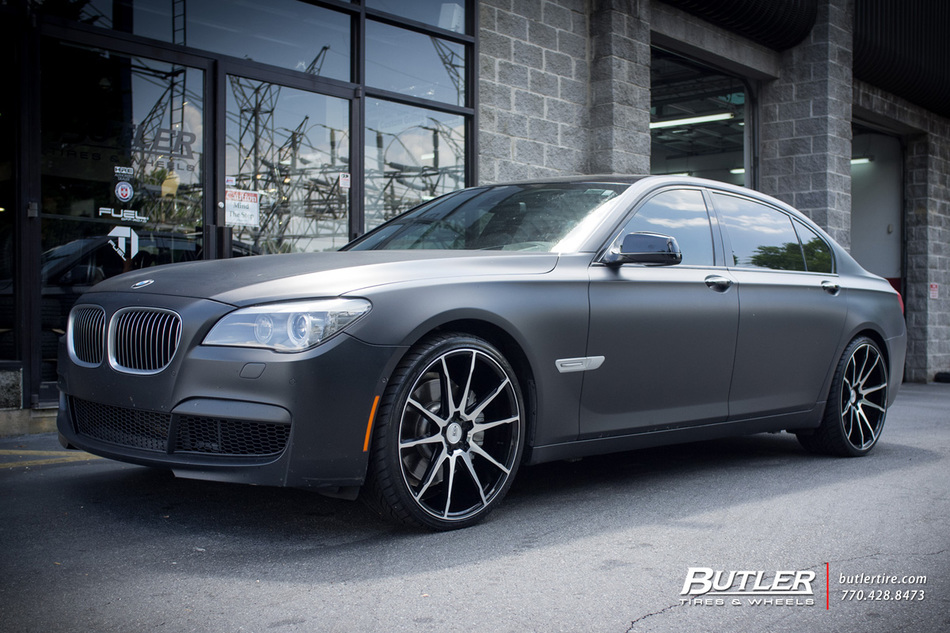 BMW 7 Series with 22in Savini BM12 Wheels exclusively from Butler Tires ...
