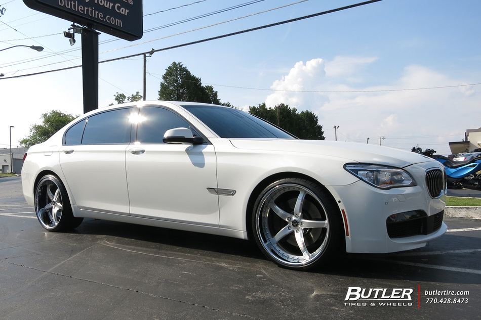 BMW 7 Series with 22in Savini SV44 Wheels exclusively from Butler Tires ...