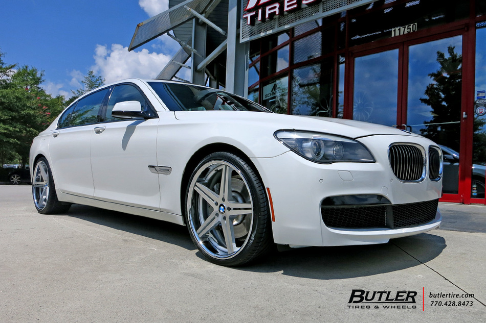 BMW 7 Series with 22in TSW Mirabeau Wheels exclusively from Butler ...