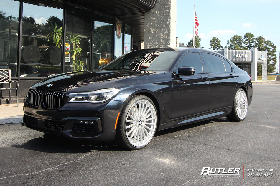 BMW 7 Series with 22in TSW Turbina Wheels exclusively from Butler Tires ...