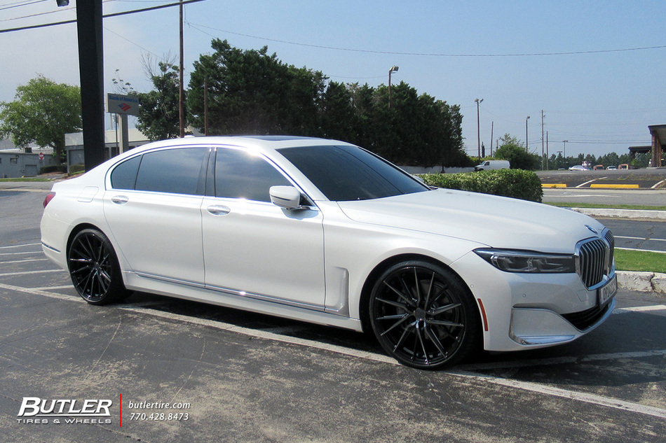 BMW 7 Series with 22in Vossen HF-4T Wheels exclusively from Butler ...
