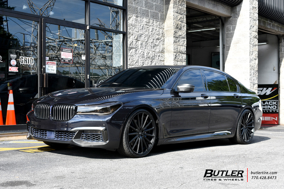 BMW 7 Series with 22in Vossen VFS2 Wheels exclusively from Butler Tires ...