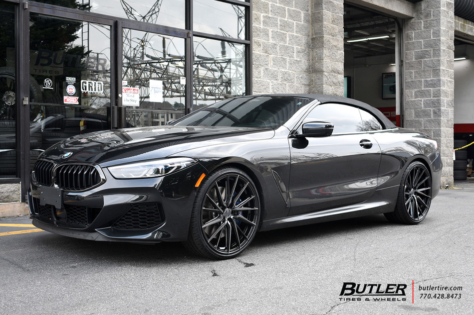 BMW 8 Series with 22in Vossen HF-4T Wheels exclusively from Butler ...