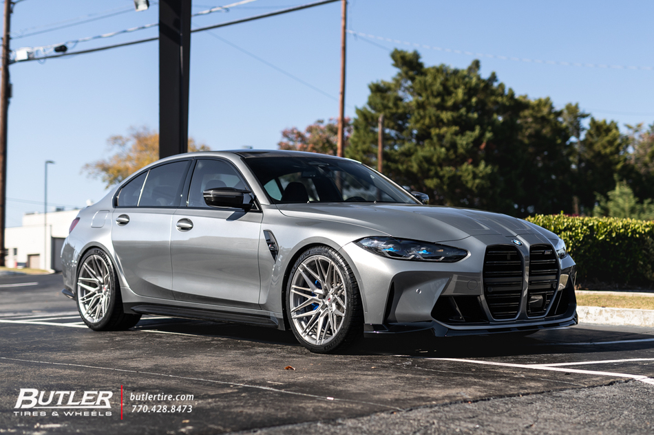 BMW M3 with 20in Vossen HF7 Wheels and Michelin Pilot Sport 4S tires ...