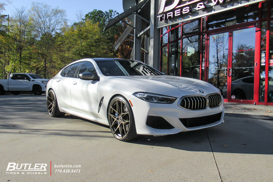 BMW M850I with 22in Savini SVF5 Wheels and Continental Tires ...