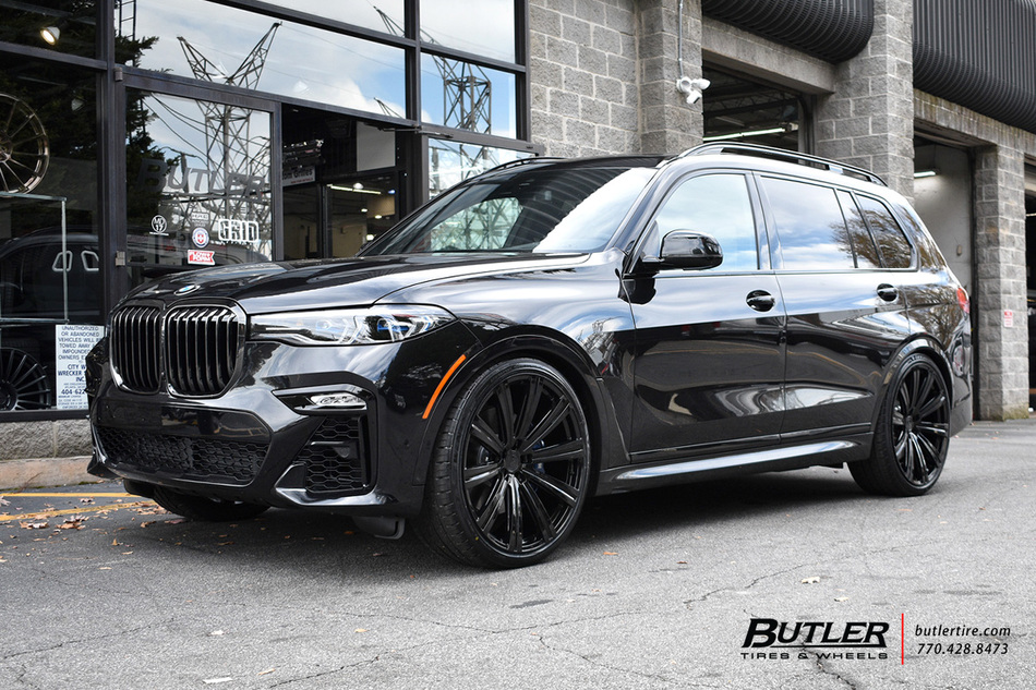 BMW X7 with 24in Avant Garde AGL-Vanguard Wheels exclusively from ...