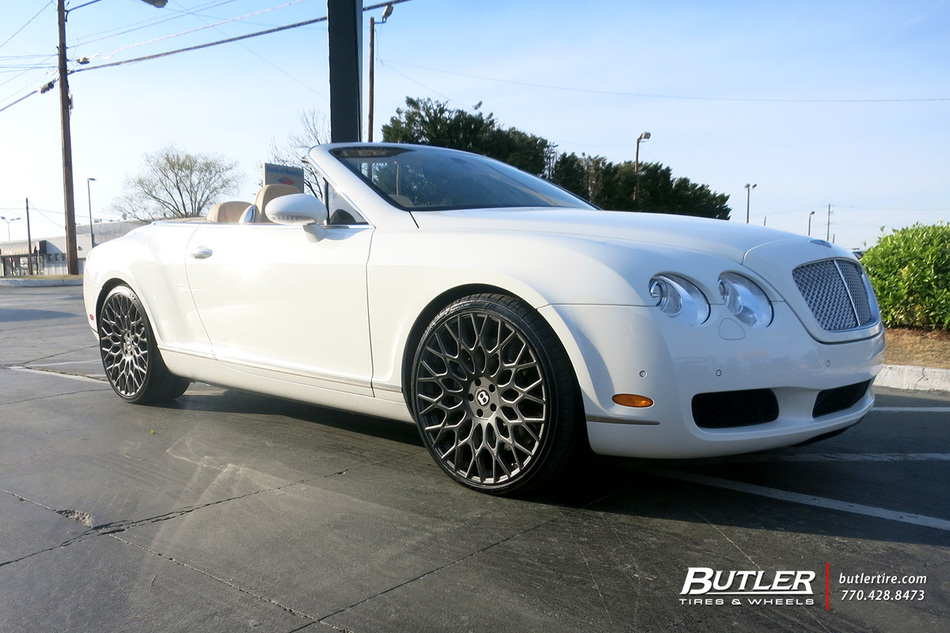 Bentley Continental GT-C with 22in TSW Oslo Wheels exclusively from ...