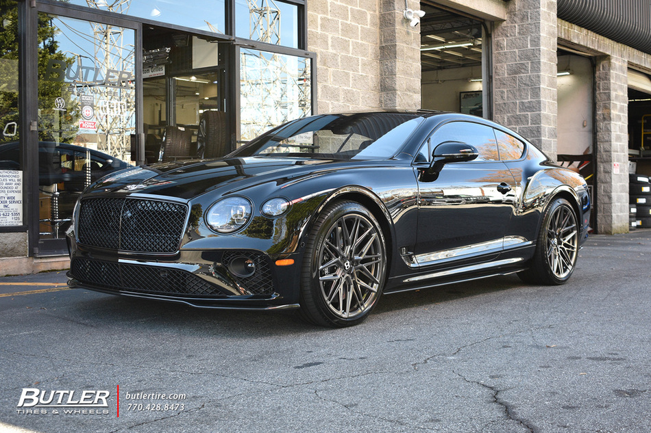 Bentley Continental GT with 22in Vossen EVO-5R Wheels exclusively from ...