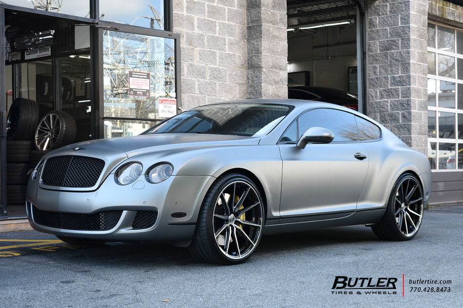 Bentley Continental GT with 22in Vossen HF-3 Wheels exclusively from ...