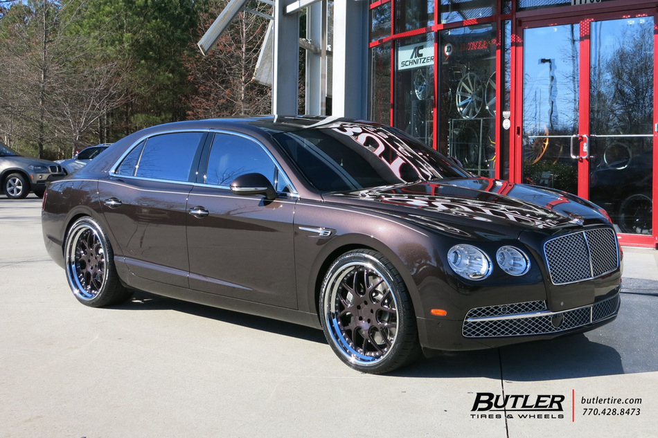 Bentley Flying Spur with 22in Avant Garde F110 Wheels exclusively from ...