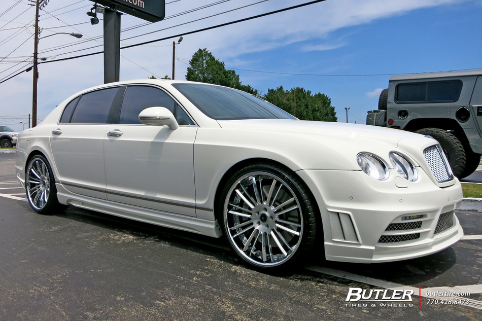 Bentley Flying Spur with 22in Savini SV66c Wheels exclusively from ...