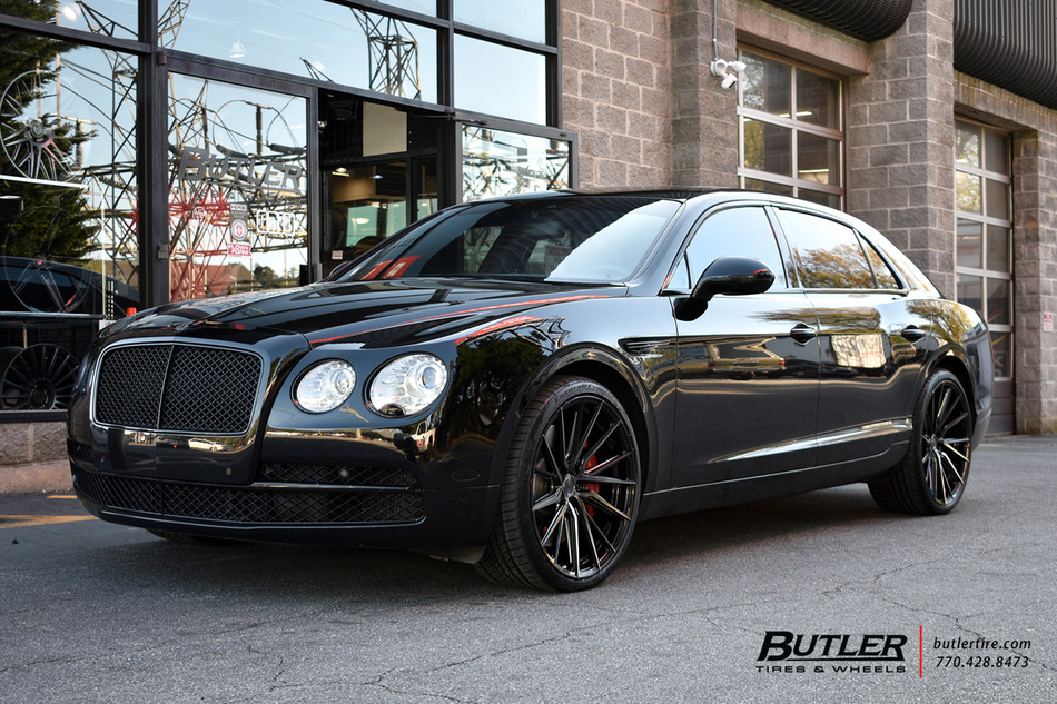 Bentley Flying Spur with 22in Vossen HF-4T Wheels exclusively from ...