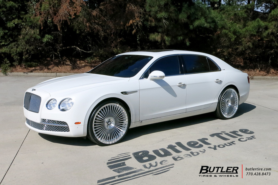 Bentley Flying Spur with 24in Avant Garde AGL45 Wheels exclusively from ...