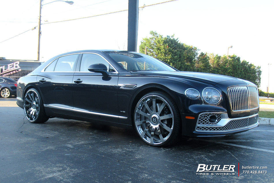 Bentley Flying Spur with 24in Forgiato Concavo Wheels exclusively from ...