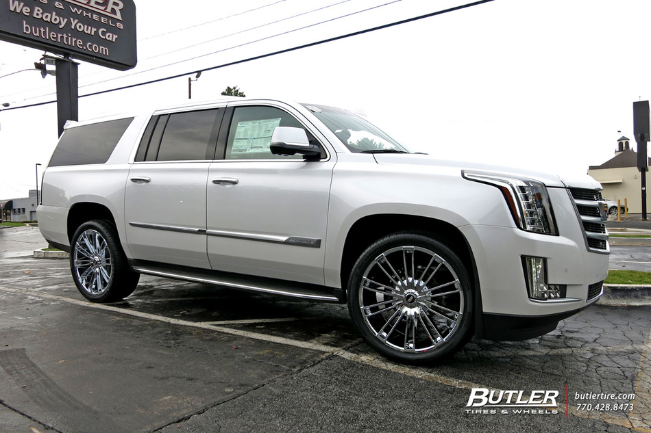 Cadillac Escalade with 24in Kraze Inspire Wheels exclusively from ...