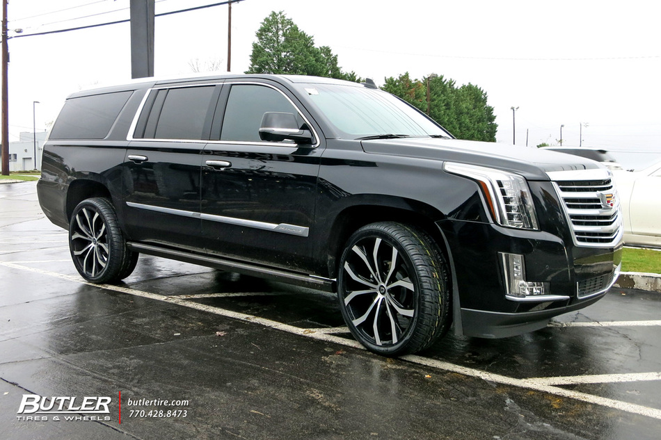 Cadillac Escalade with 24in Lexani Lust Wheels exclusively from Butler ...