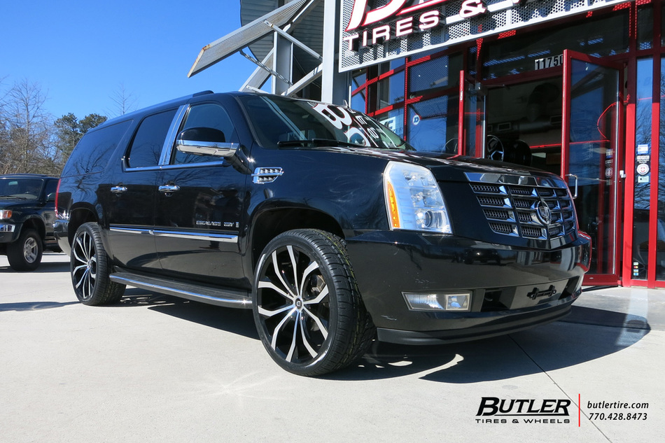 Cadillac Escalade with 24in Lexani Lust Wheels exclusively from Butler ...