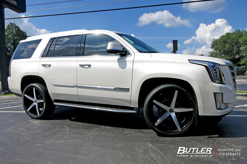Cadillac Escalade with 24in Lexani R-Four Wheels exclusively from ...