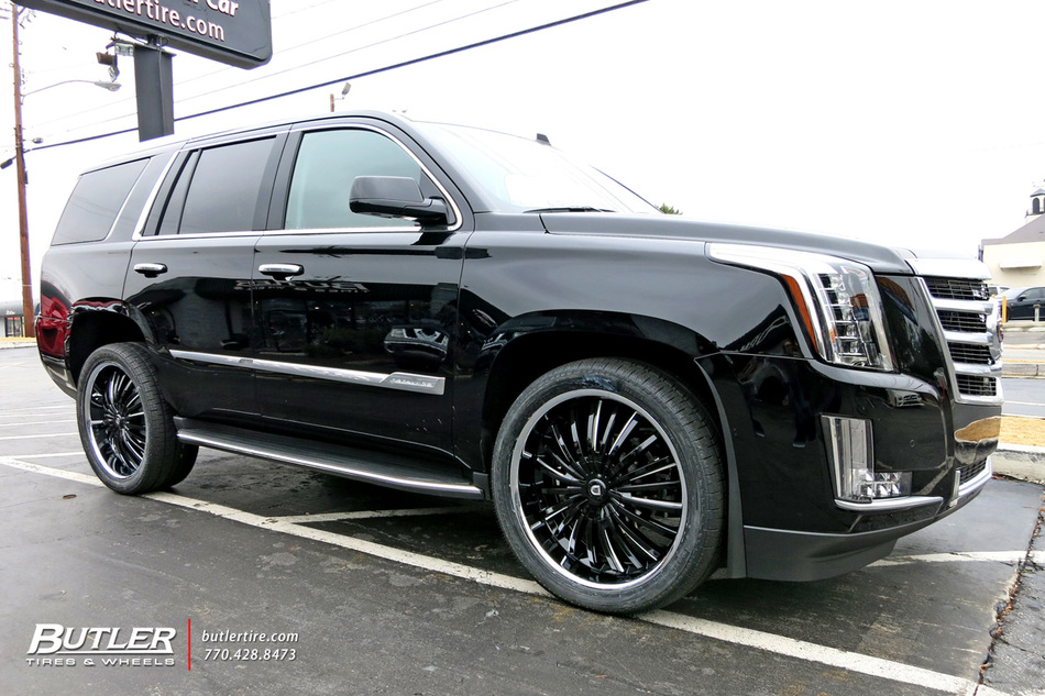 Cadillac Escalade with 24in Lexani Royal Wheels exclusively from Butler ...